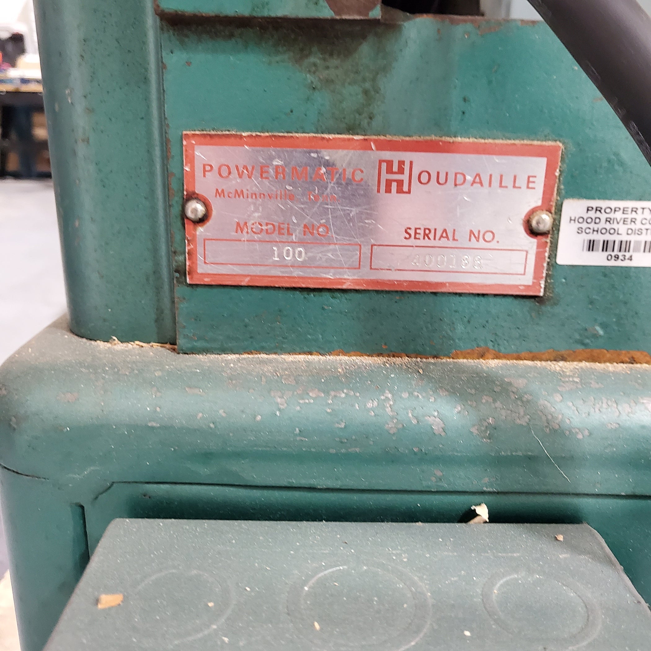 Powermatic Planer Model 100 — Barbo Machinery & Supply