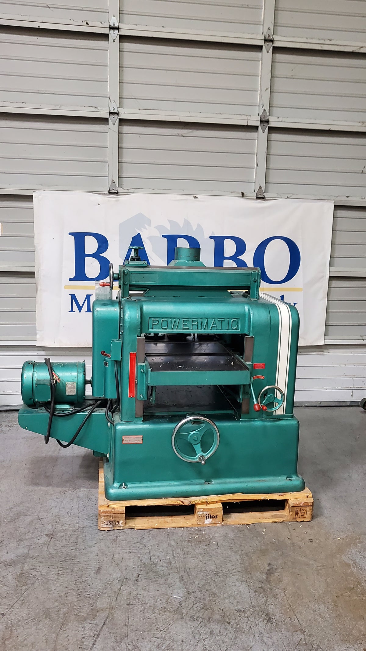 Powermatic 20in Planer Model 221 — Barbo Machinery & Supply