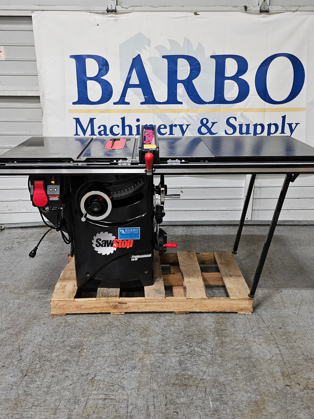 Sawstop 3hp 10in Table Saw PCS31230-TGP236 — Barbo Machinery & Supply
