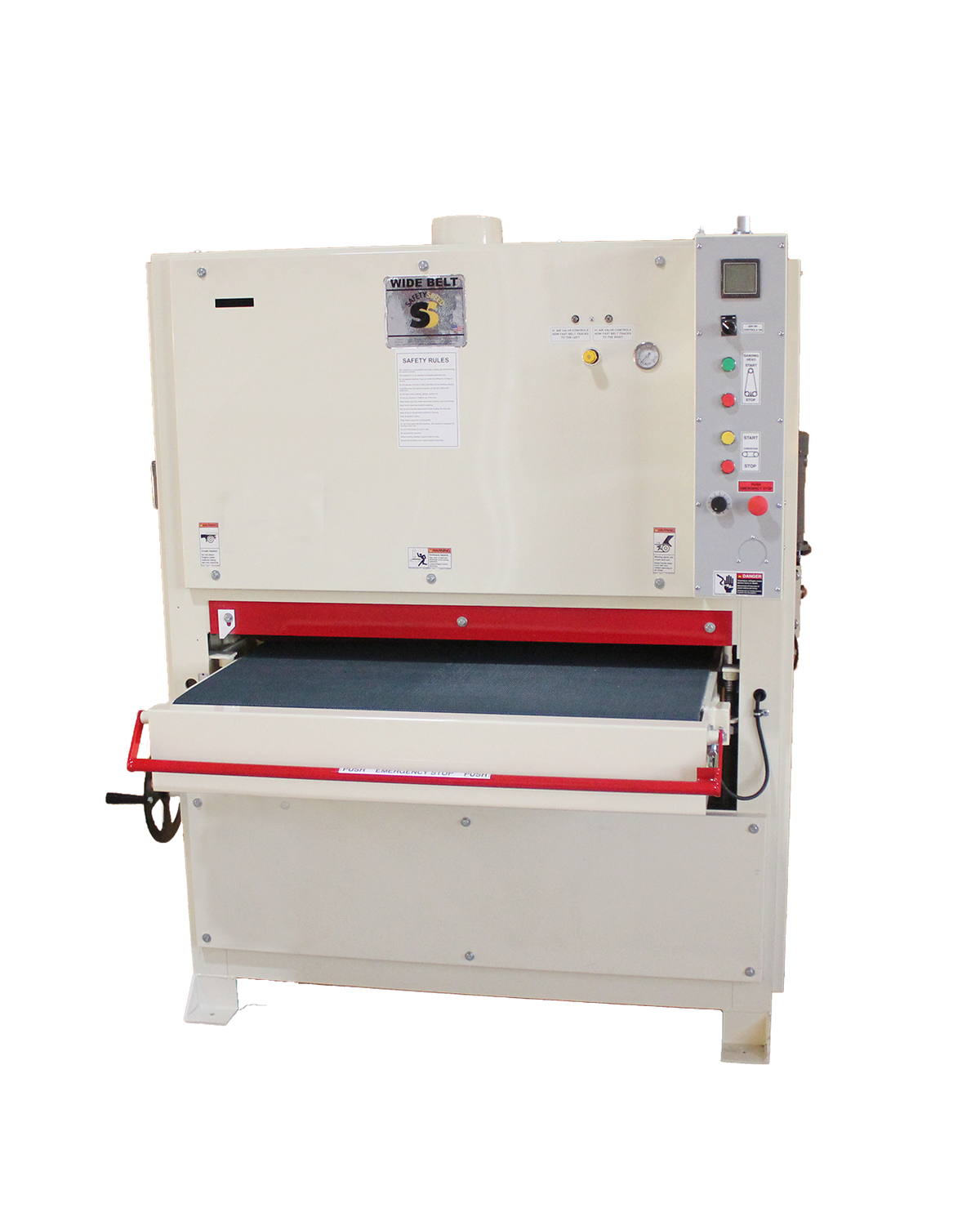 Safety Speed 43″ Wide Belt Sander — Barbo Machinery & Supply
