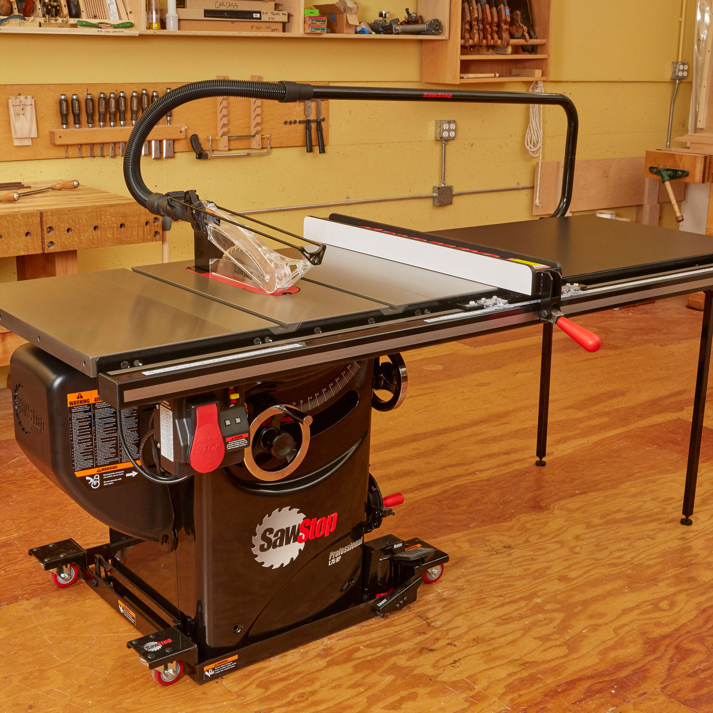 SawStop Overarm Dust Collection — Barbo Machinery & Supply